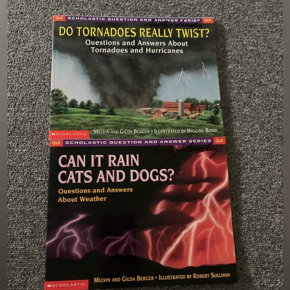 Scholastic | Other | Natural Disasters Book Set Of Two | Poshmark